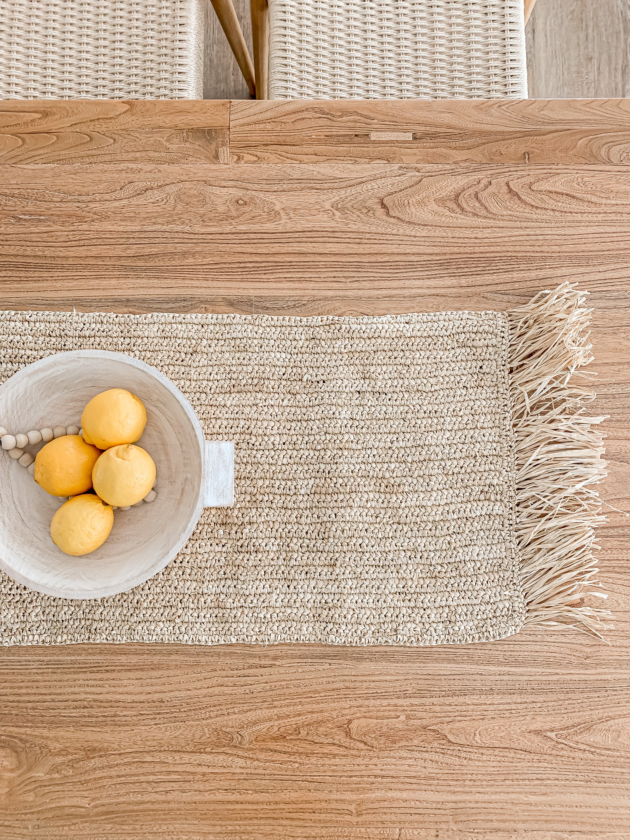 Isla | Raffia Table Runner – Barre Living